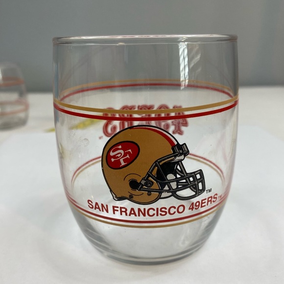 Dining | Vintage San Francisco 49ers 8oz Clear Glass | Poshmark